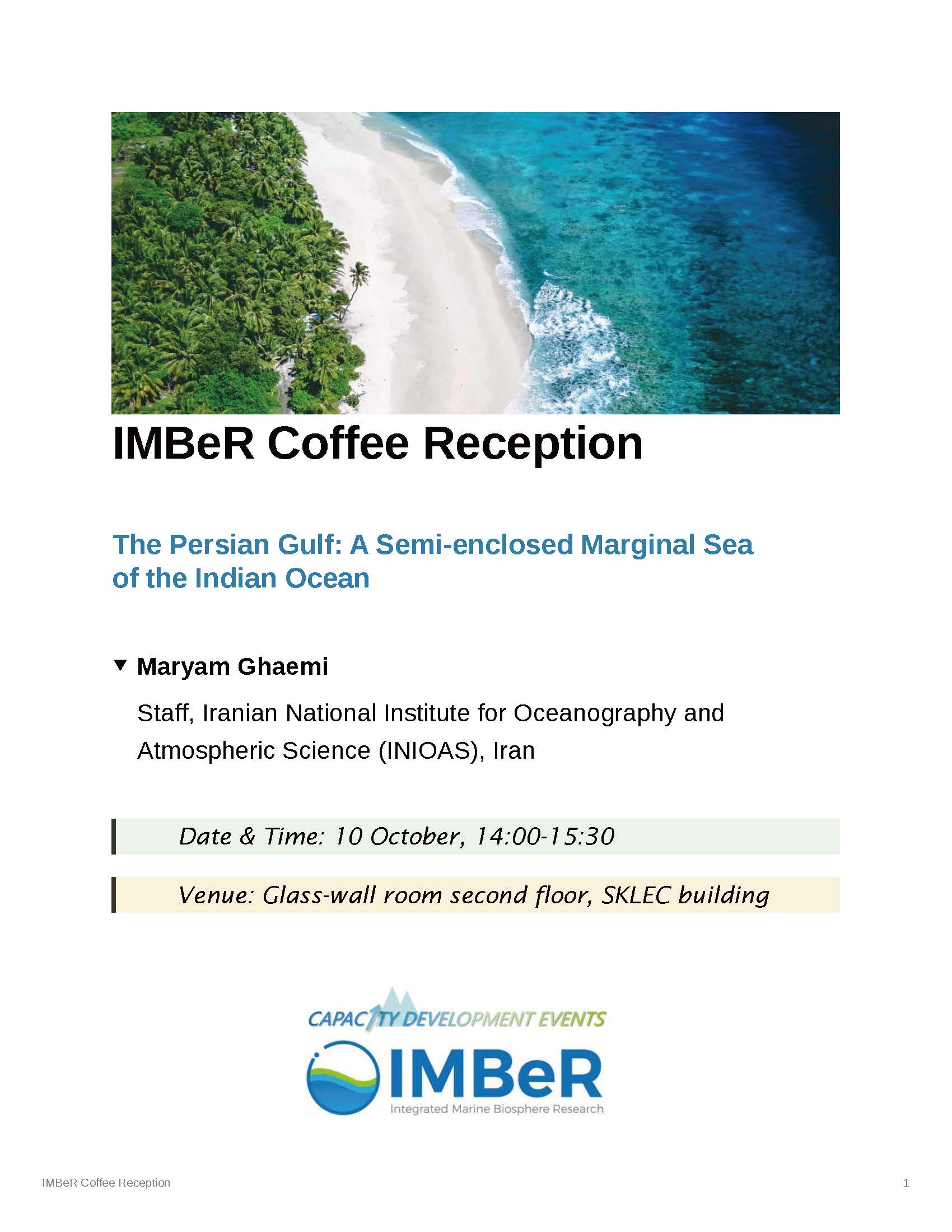 Event notice: The Persian Gulf: A Semi-enclosed Marginal Sea of the ...